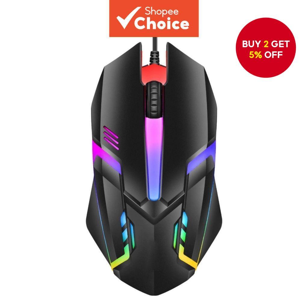 E-sports LED Luminous Backlit USB Wired Mouse for Desktop Computer ...