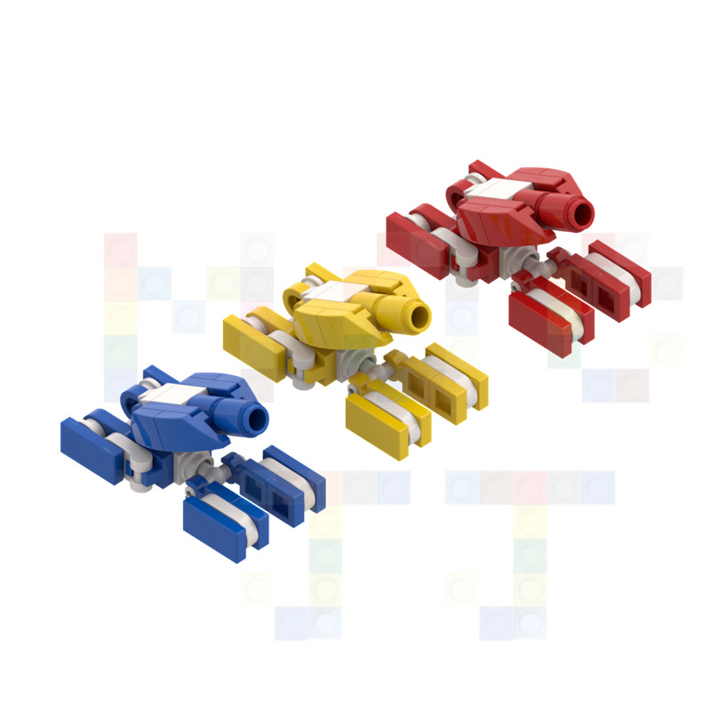Compatible with Lego moc Small Battery moc Small Turret Deformation ...