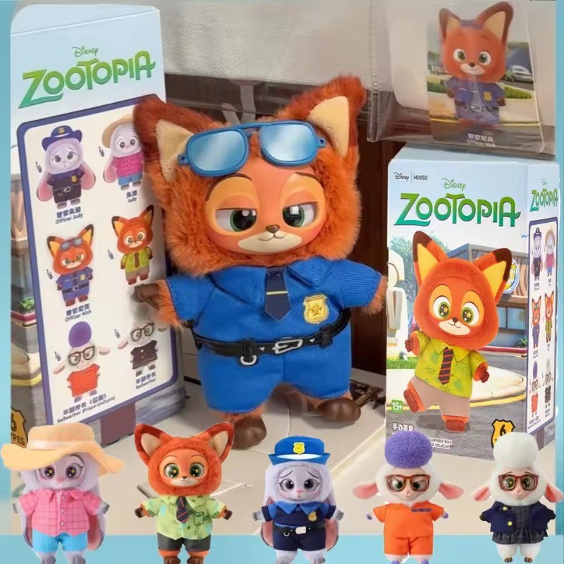 Zootopia 2 Vinyl Blind Box Cute Cartoon Character Vinyl Plush Toy ...