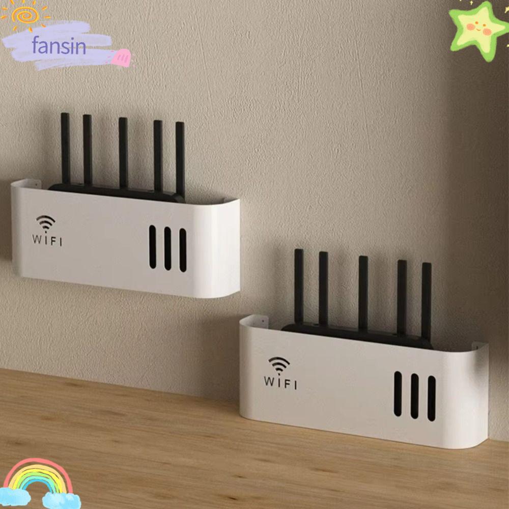 FANSIN WiFi Router Shelf, Space Saving Wall Mounted Router Rack ...