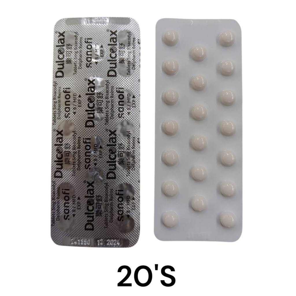 DULCOLAX TAB 20'S EFFECTIVE CONSTIPATION RELIEF IN 6-12 HOURS (EXP: 03/ ...