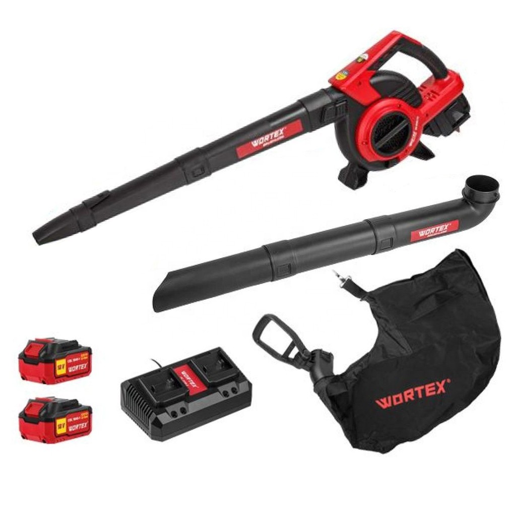 WORTEX 36V Brushless Cordless Blower with Li-ion Batteries Vacuum ...