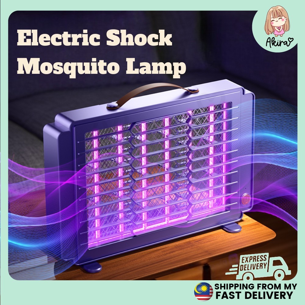 Outdoor Indoor Mosquito Killer Lamp Lampu Bunuh Nyamuk LED 电击式灭蚊器 台式/挂壁 ...