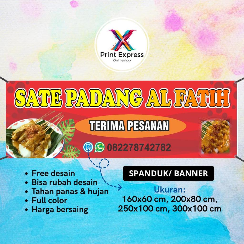MERAH Red Al Fatih Padang Satay BANNER, Design Request Available ...