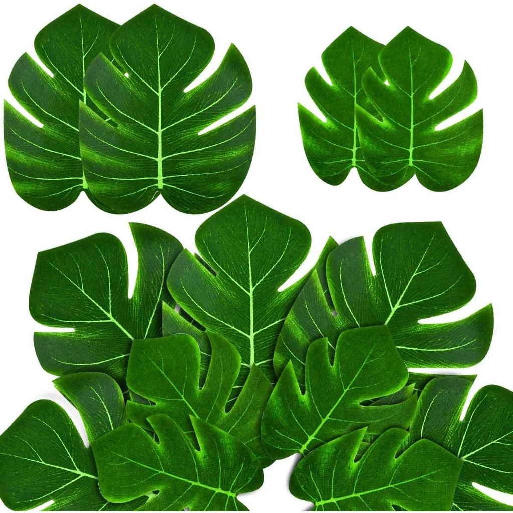 36 Keping Daun Palma Tropika Tiruan untuk Pantai Safari Hutan Tema Luau ...