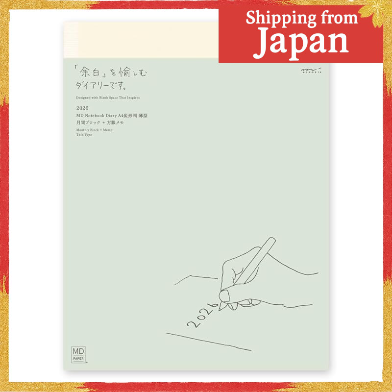 Midori MD Notebook Diary 2026 Planner – A4/A5/Pocket/Novel sizes ...