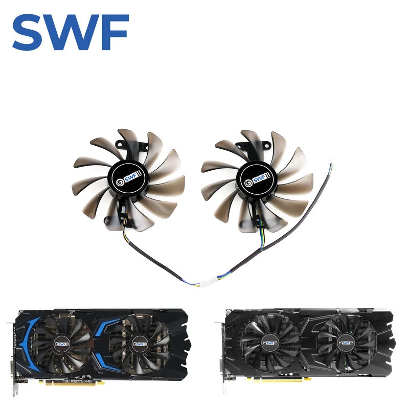 95MM GTX 1070 Cooling Fan Replacement For KFA2 GALAX GeForce GTX 1070 ...