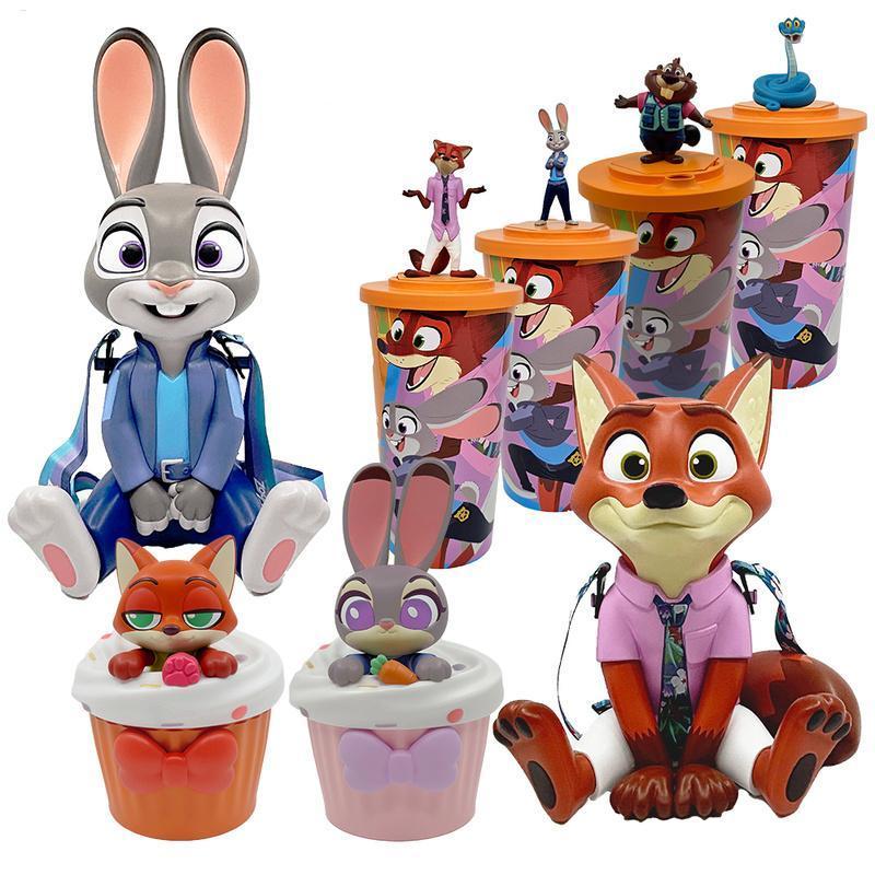 Zootopia 2 Water Cup Nick Judy Cartoon Styled Cups with Crossbody Strap ...