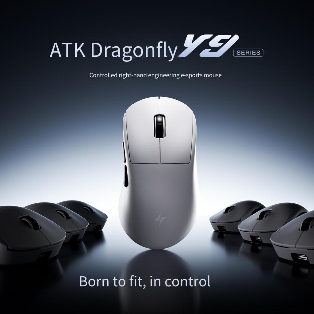 ATK GEAR Dragonfly Y9 Wireless dual 8K right-handed ergonomic long ...