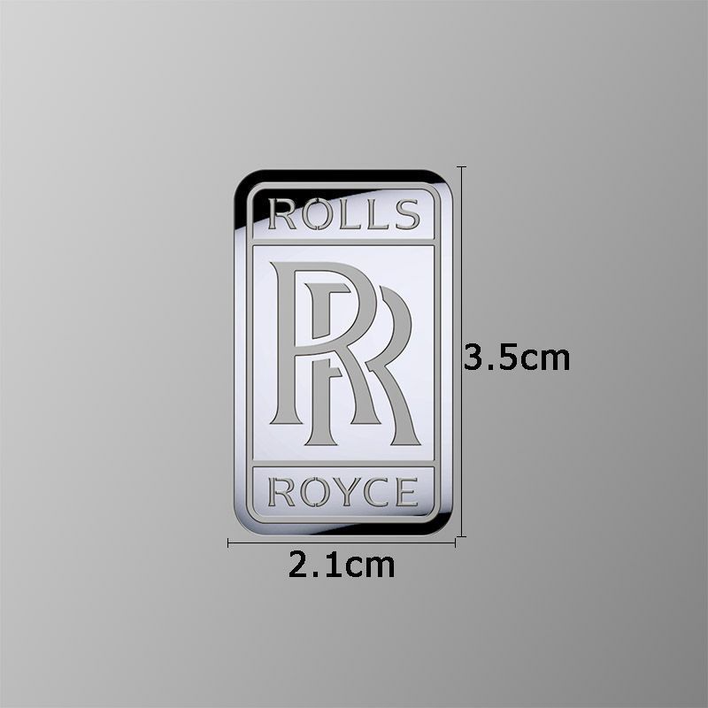 Rolls Royce LOGO Metal LOGO Sticker RR LOGO LOGO Electroplating Metal ...