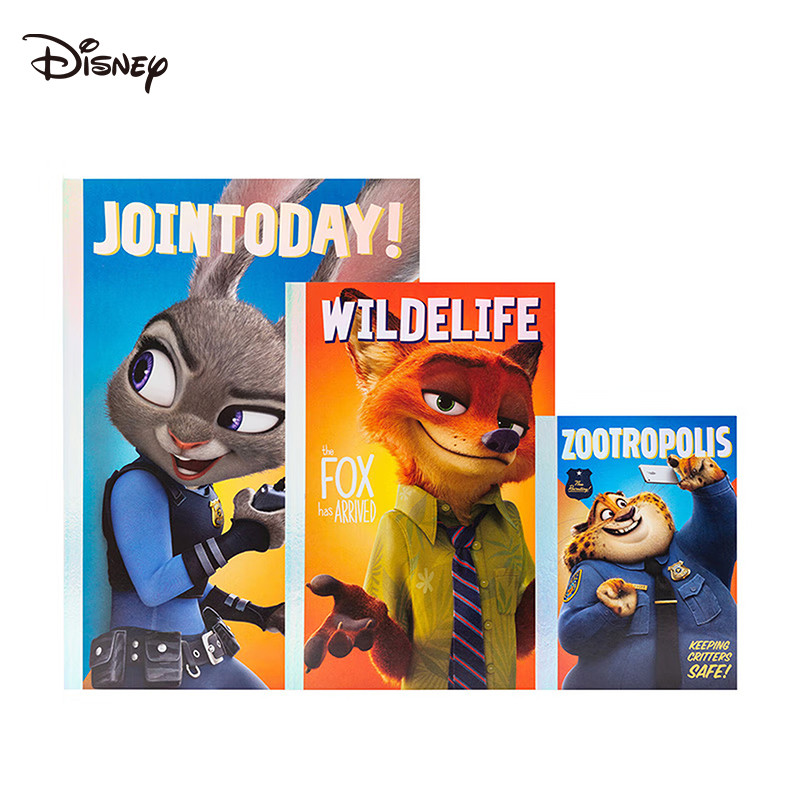 Disney Kids' Cartoon Notebook Featuring Zootopia | Shopee Malaysia