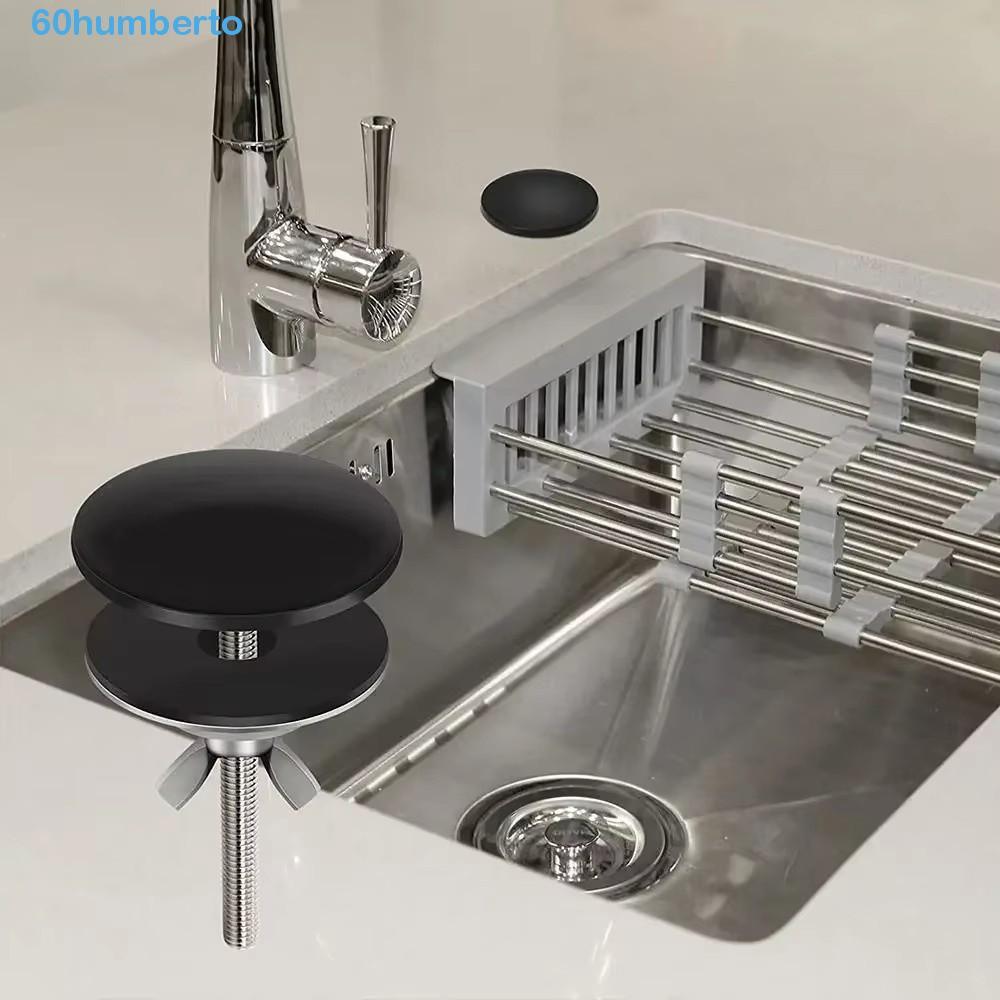 HUMBERTO Sink Tap Hole Cap, Finishing Cover Black Color Faucet Hole ...