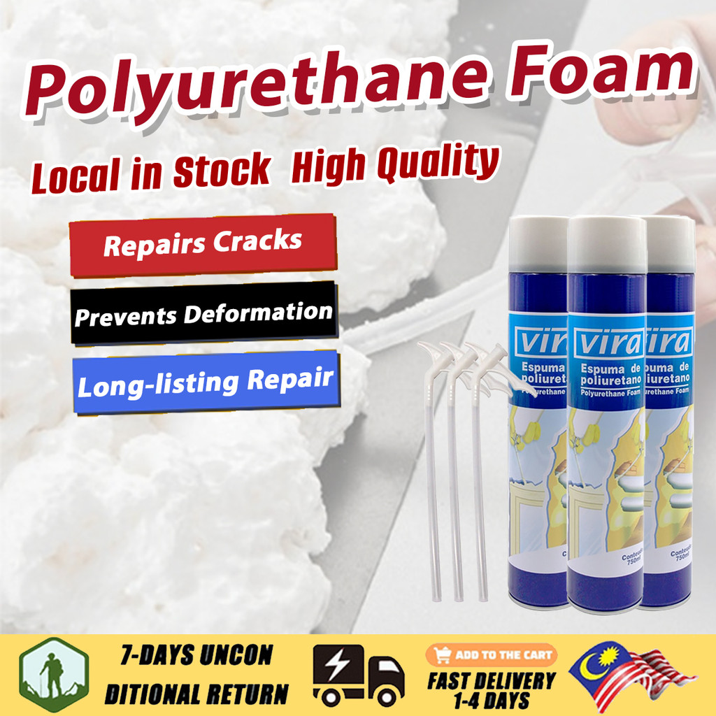 Polyurethane Foam Spray Works Perfectly for Gap Filler and Sealing Foam ...