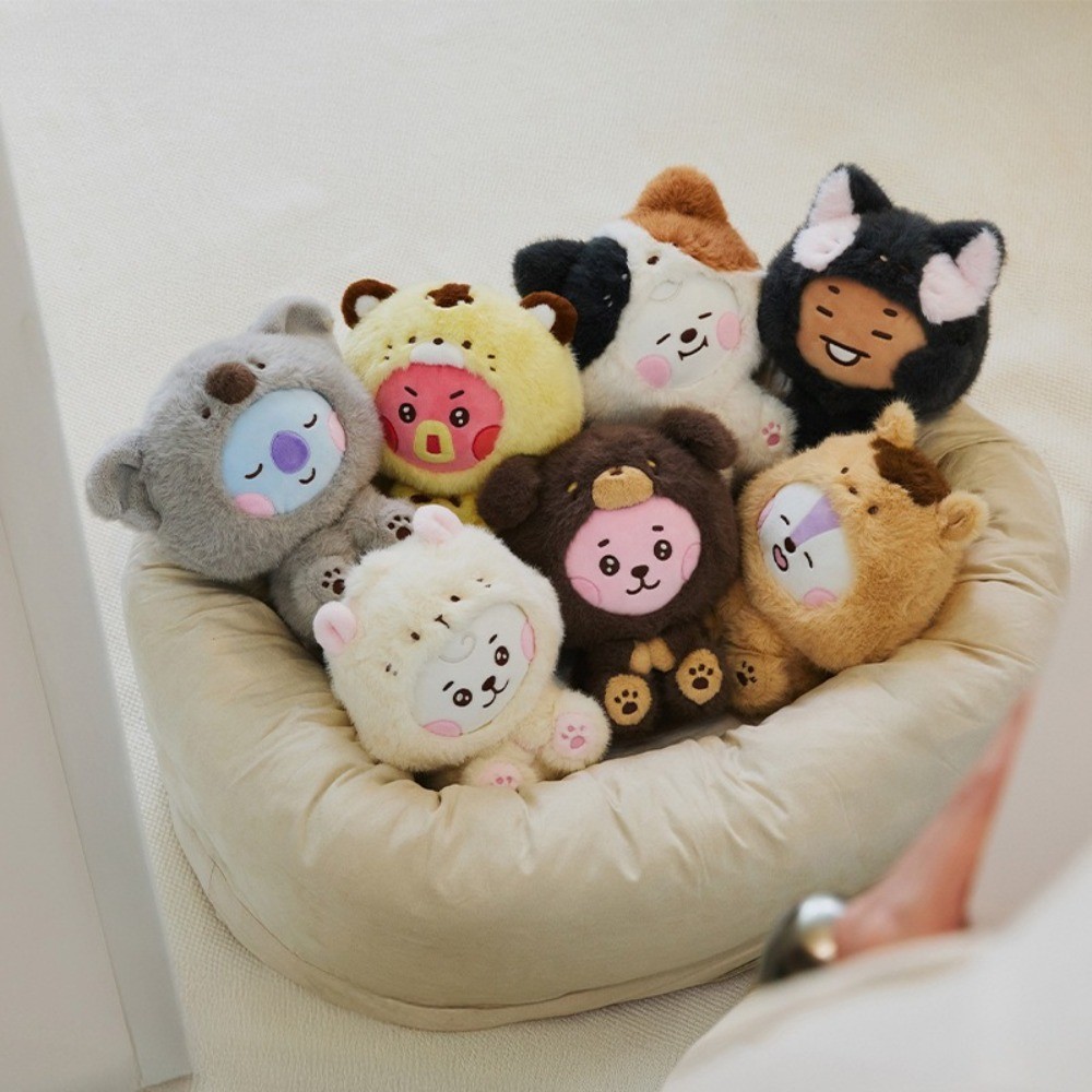 Kpop Idol TATA COOKY CHIMMY BABY MORE FLUFFY Plush Doll Cute Cartoon ...