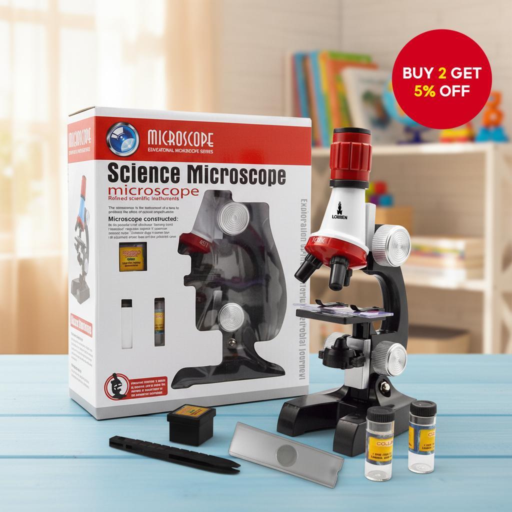 Primary School Kids 1200x Monocular Digital Microscope Science Biology ...