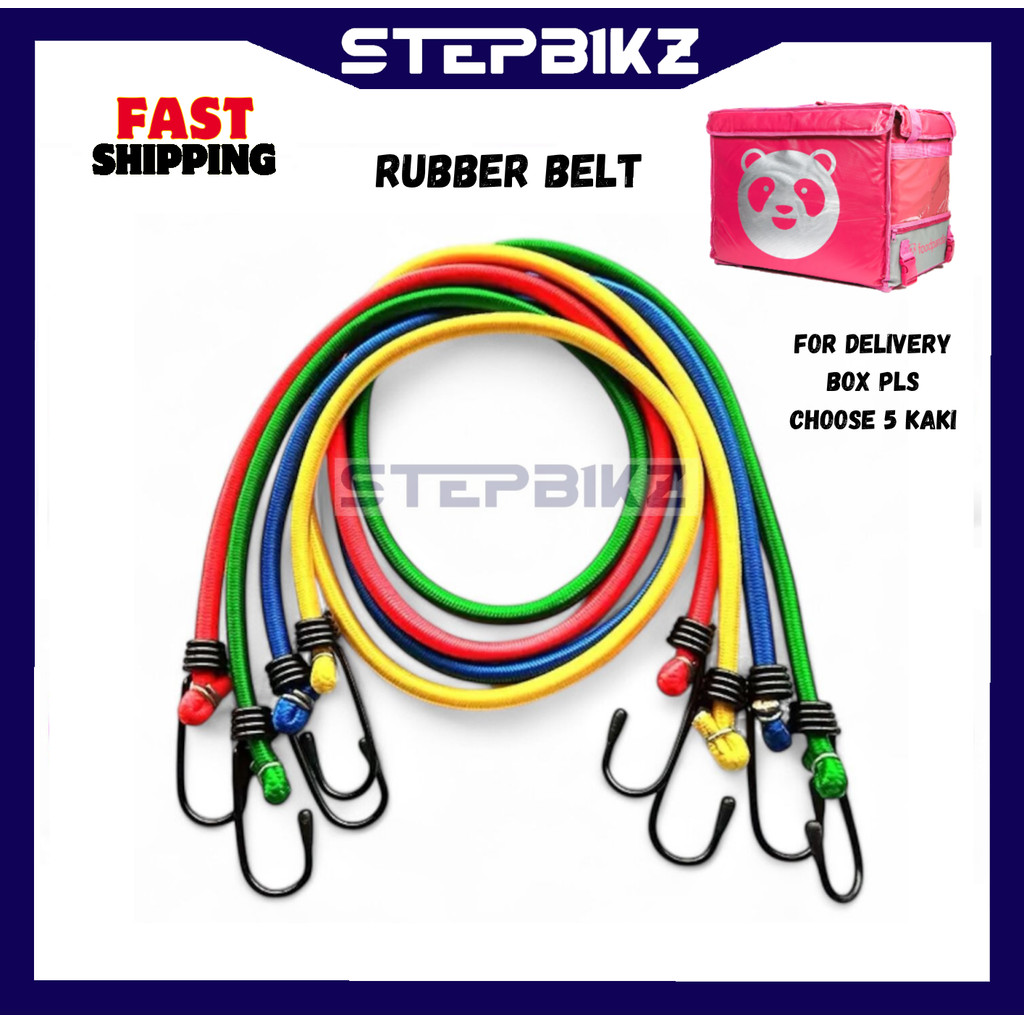 Multipurpose Rubber Belt Bag Bicycle Luggage Rope Hook Tali Getah Beg ...