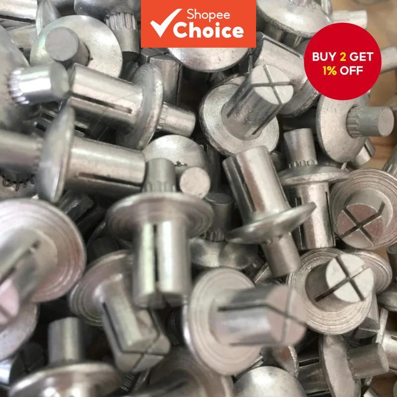 100pcs M5 Expanded Aluminum Alloy Hammer Drives – Heavy Duty Rivets ...