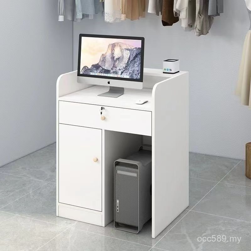 Front Desk Cash Register Counter Reception Desk Simple Beauty Salon ...