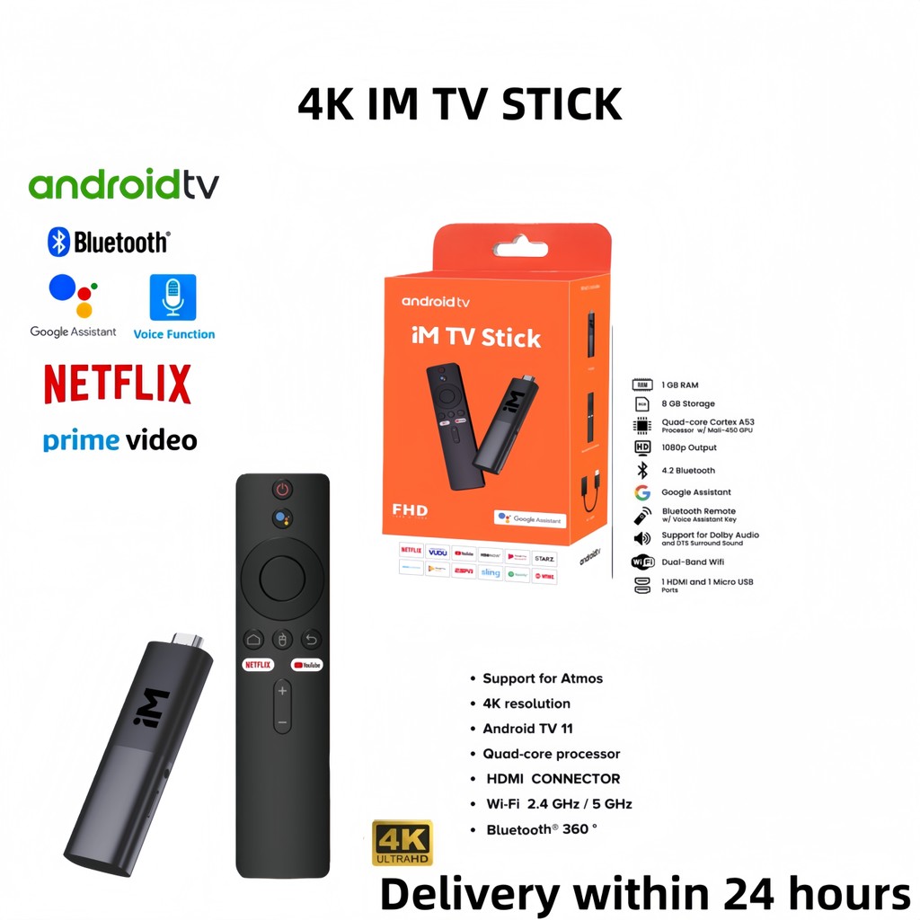 Latest version of intelligent IM TV Stick S905L3, supports Netflix ...