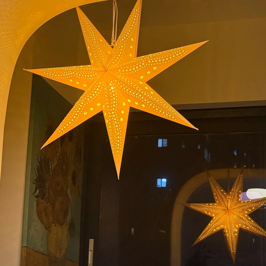 Seven-pointed Star Night Light Christmas Home Living Room Lamp Bedroon ...