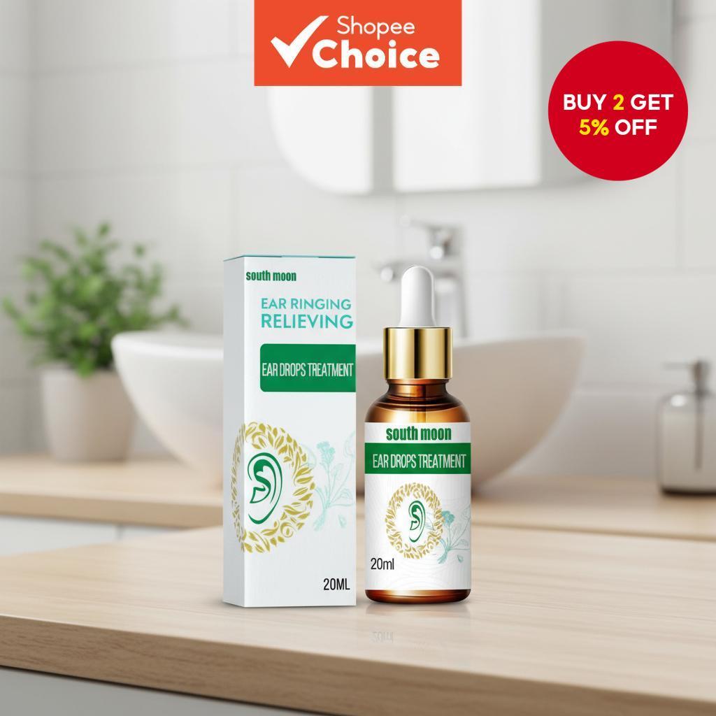 Tinnitus Relief Oil for Earache Swelling Discharge Otitis Hearing Loss ...