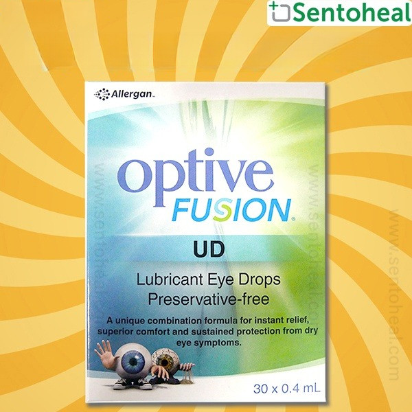 Refresh Optive Fusion UD Instant Relief Lubricant Eye Drops 0.4ml x 30s ...