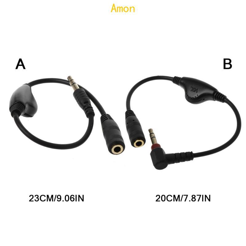 Amon 3 5mm Jack AUX Male to Female Headphone Speaker Extension Cable ...