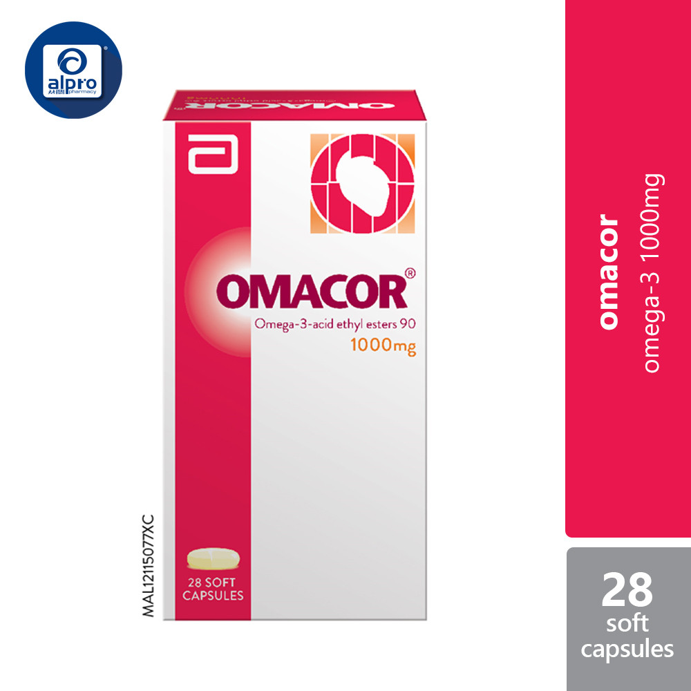 Omacor Omega 3 1000mg 28s | Heart Health | Shopee Malaysia