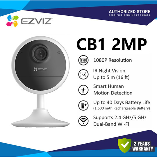 Ezviz CB1 Full HD 1080P 2MP Wi-Fi Two Way Talk Battery Powered Home ...