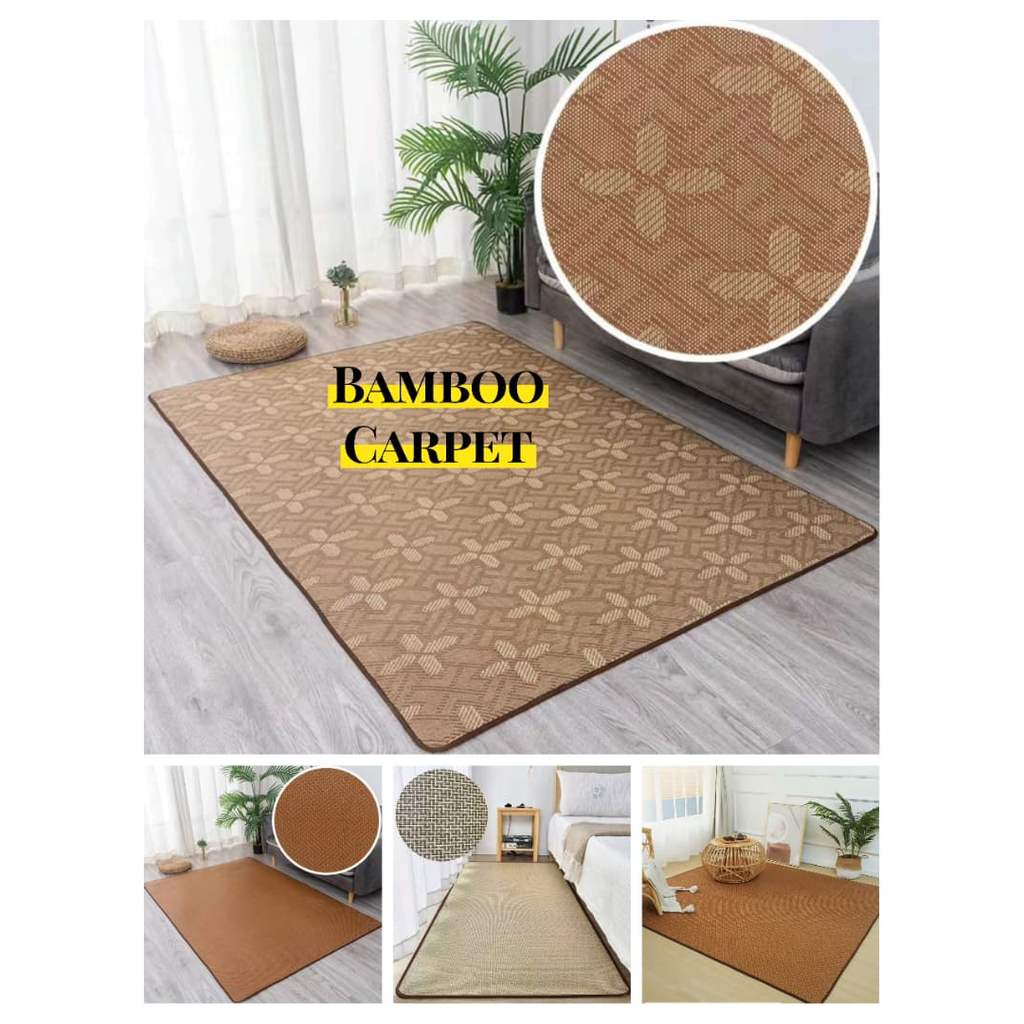 Bamboo Japanese Carpet – Tikar Buluh Moden / Carpet Gebu / Breathable ...