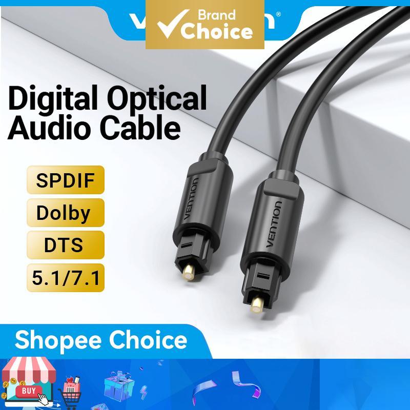 Vention Optical Fiber Audio Cable for CD DVD SPDIF Cable for Speaker TV ...