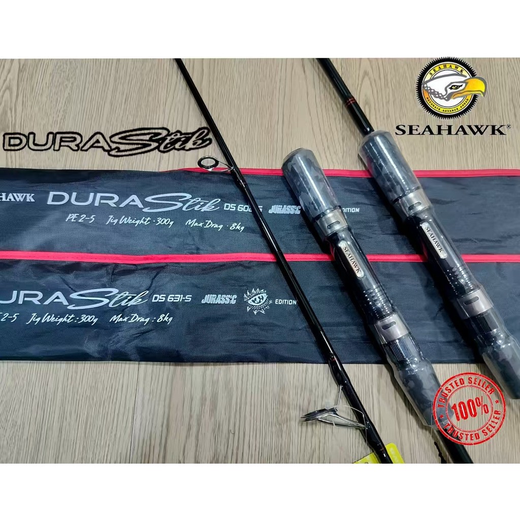 ⭐ SEAHAWK DURASTIK SPINNING JIGGING ROD | Shopee Malaysia