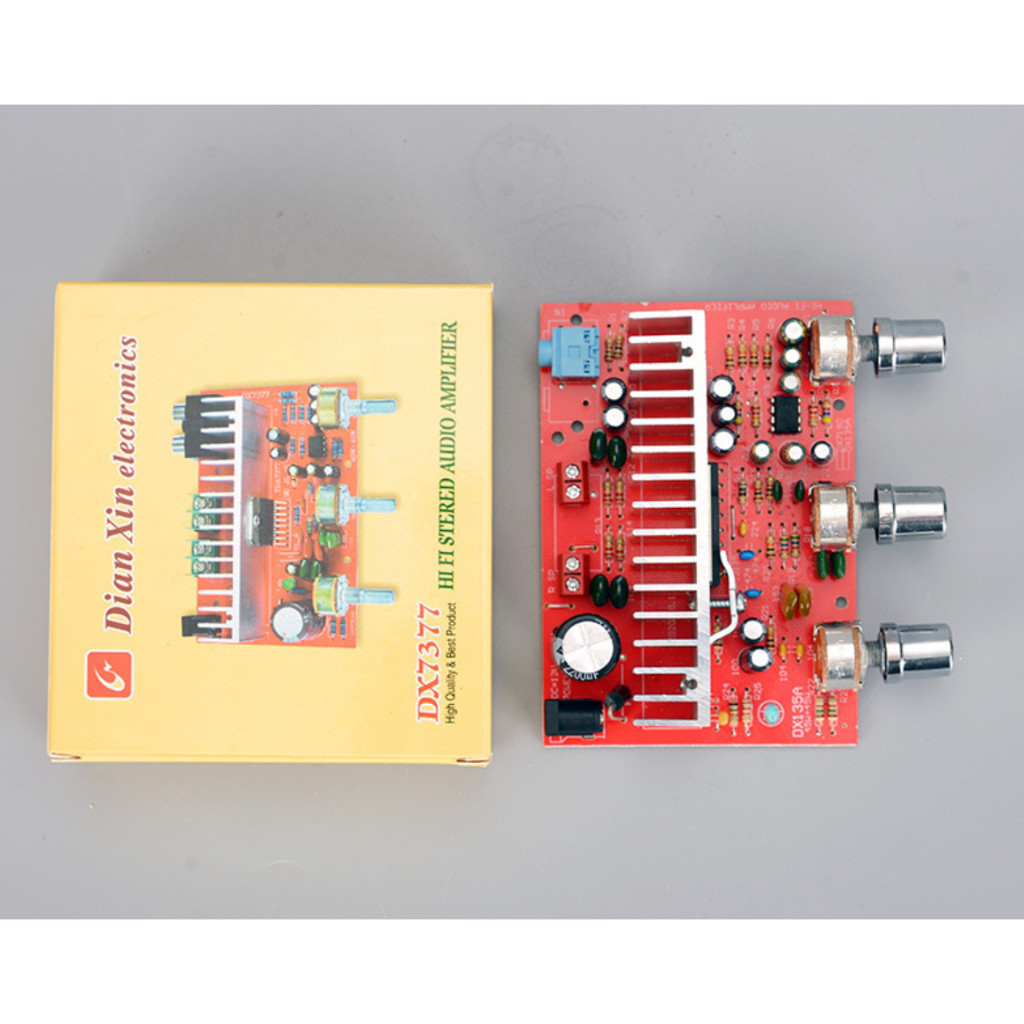 New DX-135 DC12V 50W Car DIY Stereo Dual Channel Amplifier Board ...