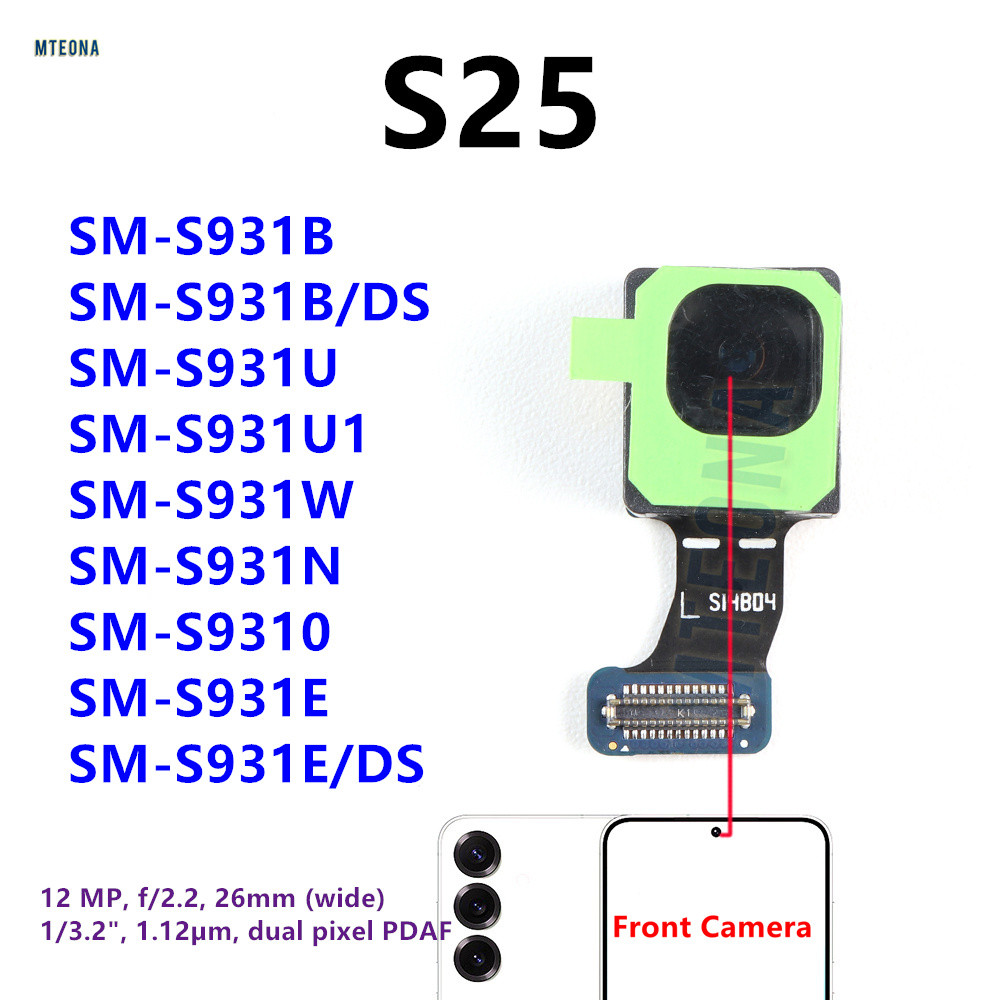 12MP Top Front Camera Flex Cable Facing Small Camera For Samsung Galaxy ...