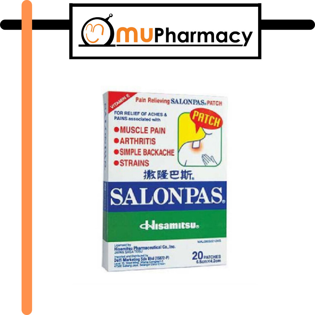 Salonpas Patch Box Of 20's | Shopee Malaysia