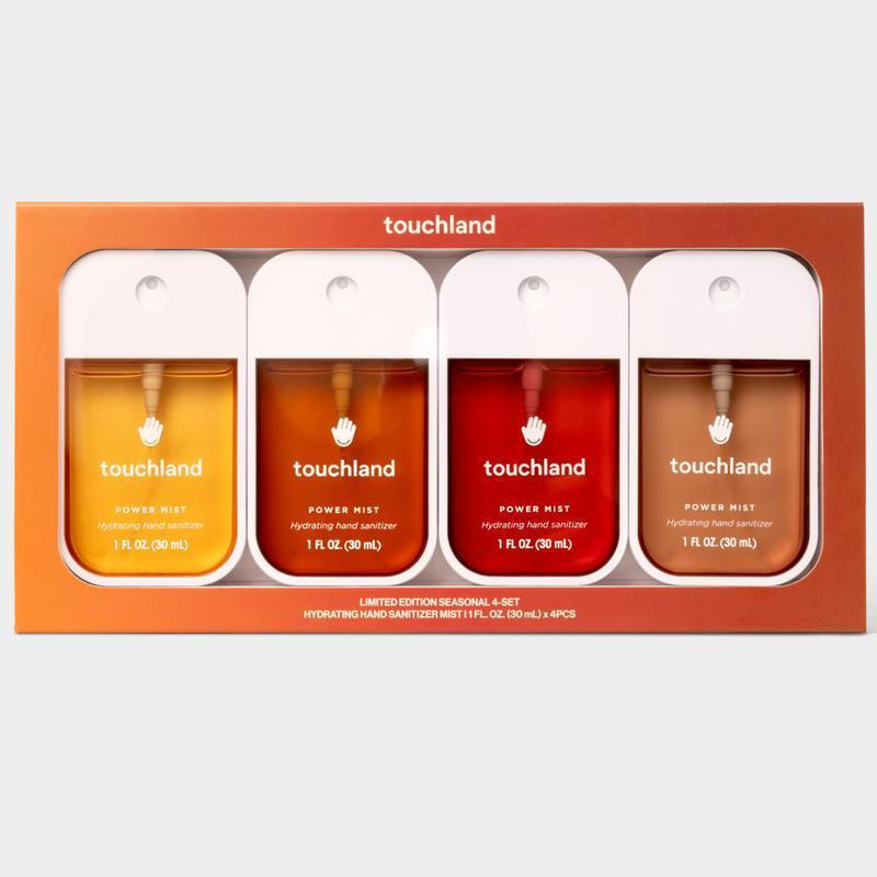 Touchland Seasonal Powerful Spray Hand Sanitizer4Set includes mint ...