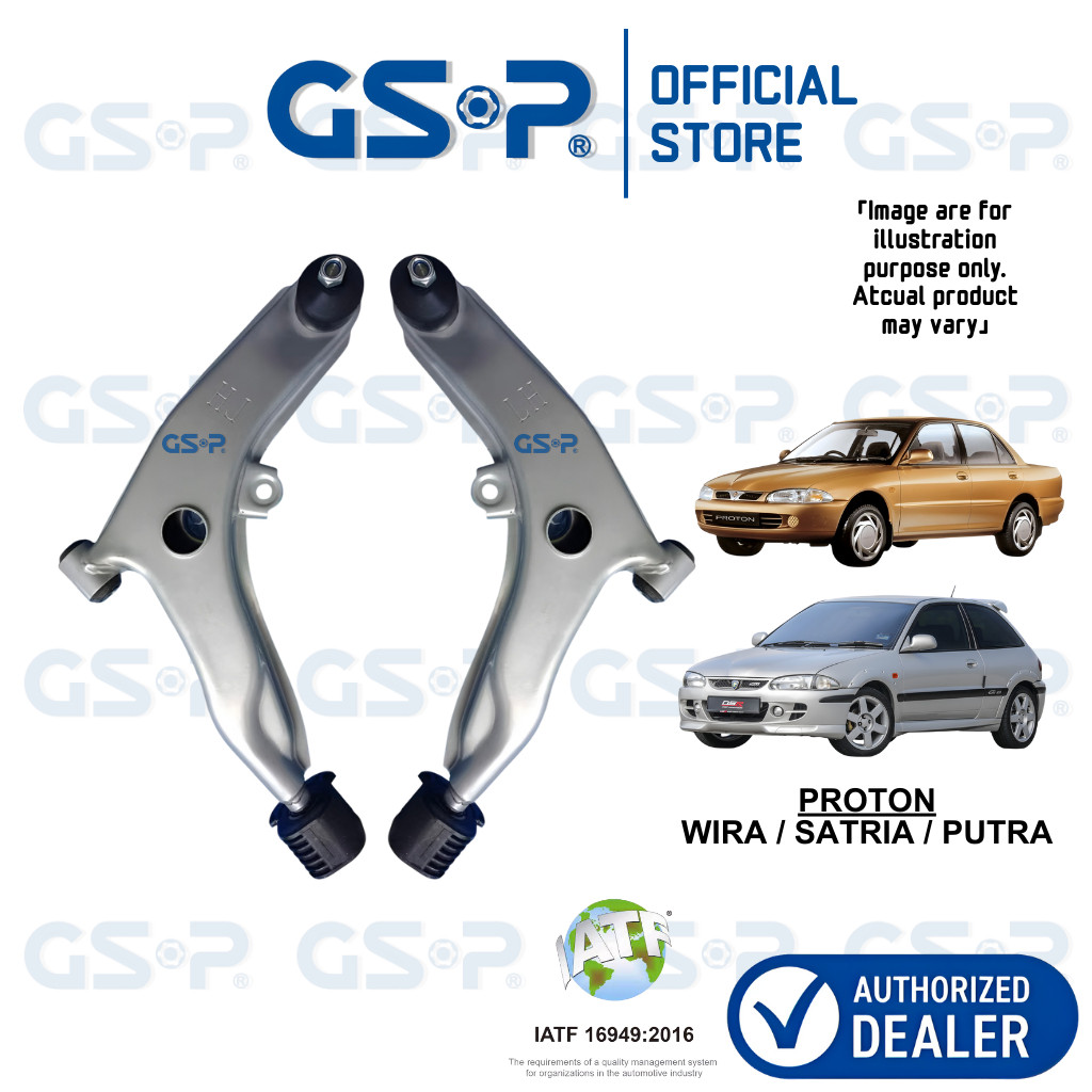 GSP FRONT CONTROL LOWER ARM FOR PROTON WIRA SATRIA PUTRA (AUTO/MANUAL ...