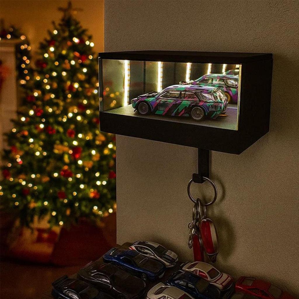 2025 Creative New Infinity LED Garage Key Holder with Infinite Mirror ...