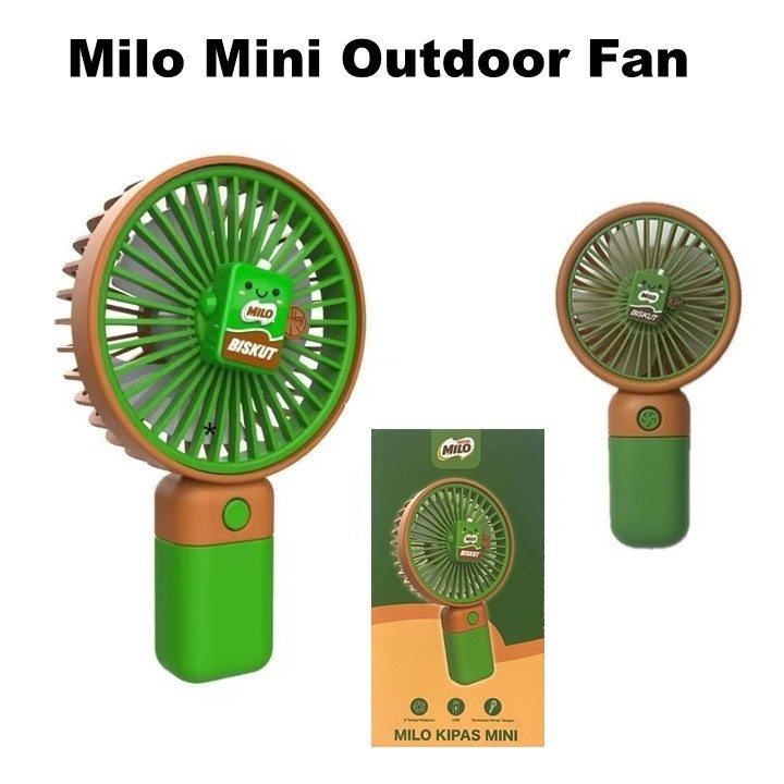 Milo Mini Fan Portable Rechargeable Travel Outdoor Fan (Limited Edition ...