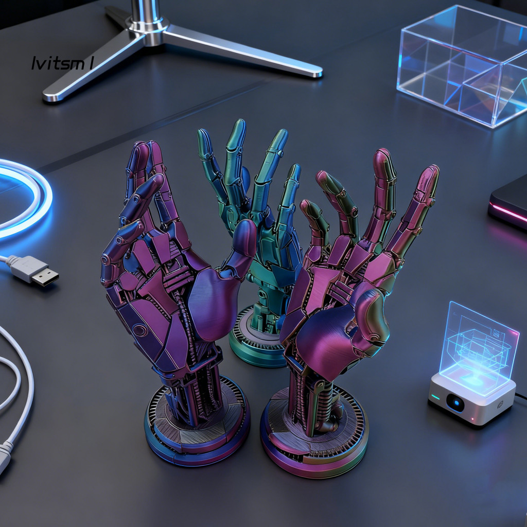 [LV] Durable Plastic Controller Holder 3d Printed Hand Statue 3d ...
