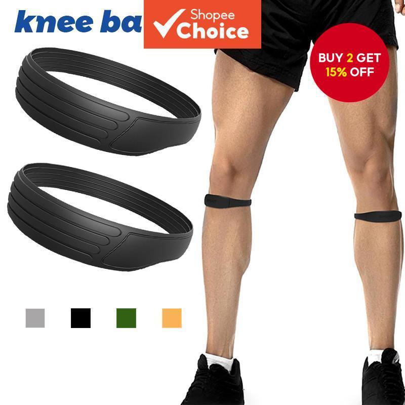 Silicone Knee Band Patella Tendon Basketball Support Strap Patellar ...