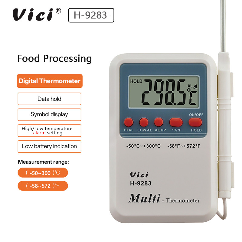 Vici H-9283 Termometer Makanan Digital, Probe Stainless 110mm, Pantas ...