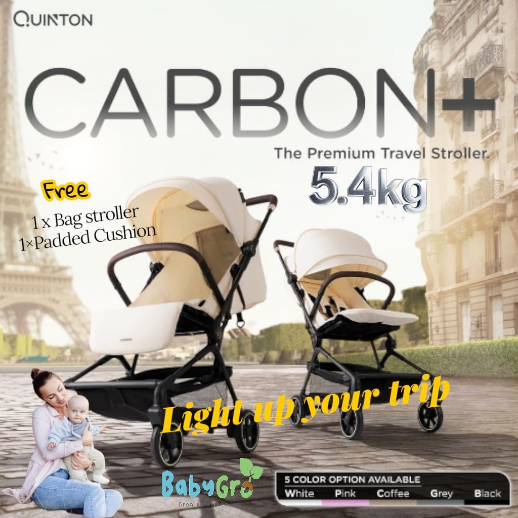 Quinton CARBON+ Ultra-Light Carbon Fiber Stroller Cabin Size Stroller 0 ...