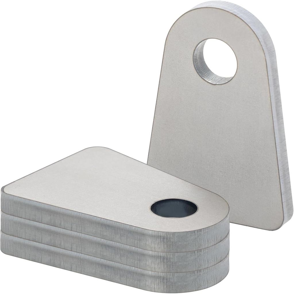 Weld on Tabs, 1/2" Hole Weld Tabs, Steel shock mount Weld Tab, weld on ...