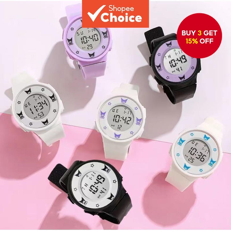 Cartoon LED Kids Watch - Waterproof Silicone Strap Sport Watch For ...