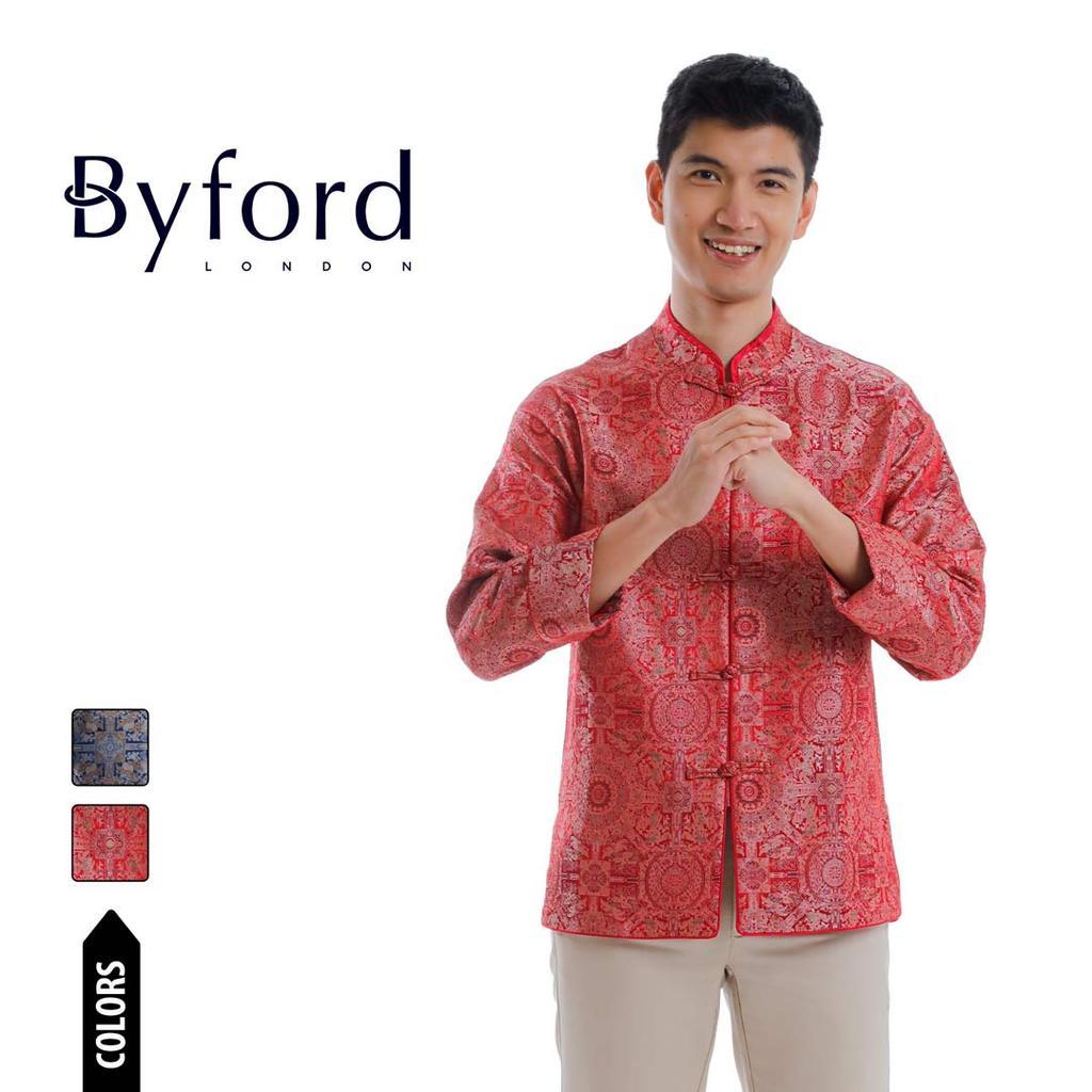 Byford CNY Tang Fu Lelaki | Byford Mens Tang Fu Jacquard Long Sleeve ...