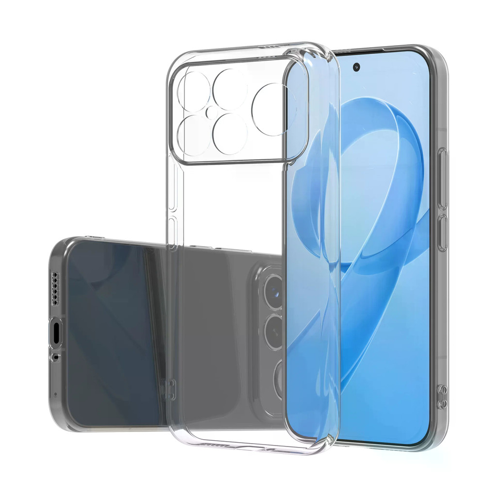 Simple Slim Soft TPU Clear Transparent Phone Case For Poco F8 Pro Ultra ...