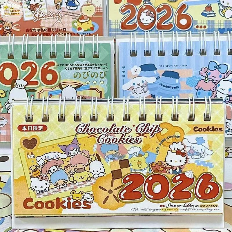 OMS Hello Kitty 2026 Calendar Sanrio Long Desk Calendar Ornament ...
