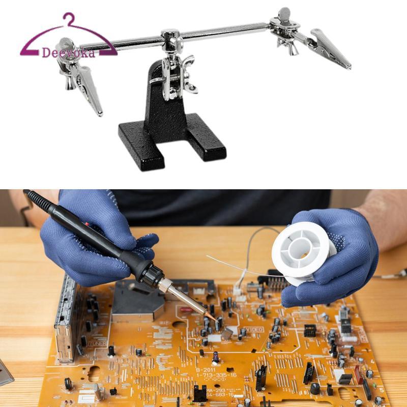 [deevoka] PCB Holder Helping Hands Clamp Set PCB Welding Holder ...