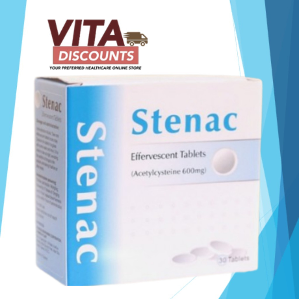 STENAC 600MG TABS 30S EXP04/2028 | Shopee Malaysia